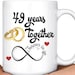 49th Wedding Anniversary Gift for Him and Her, Married for 49 Years ...