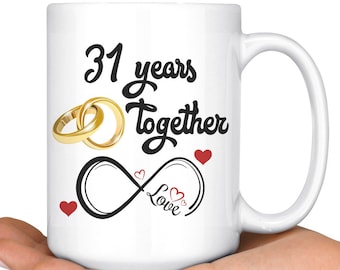 31st Wedding Anniversary Gift for Him and Her 31st - Etsy