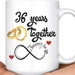 36th Wedding Anniversary Gift for Him and Her, Married for 36 Years ...
