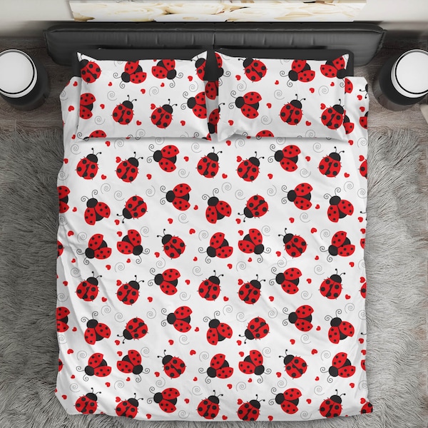 Ladybug Bedding - Etsy