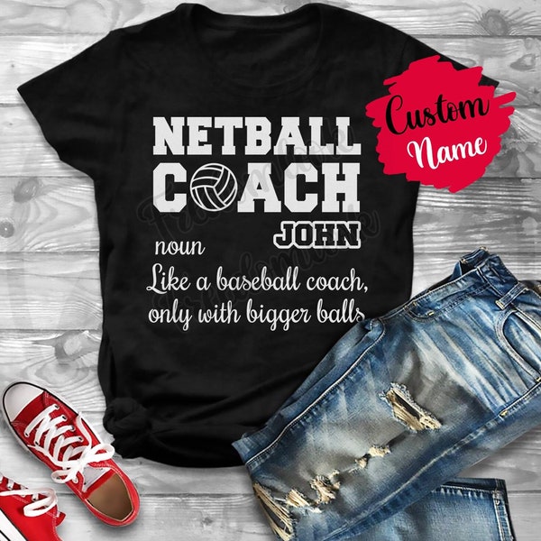Netball Coach Shirt - Etsy