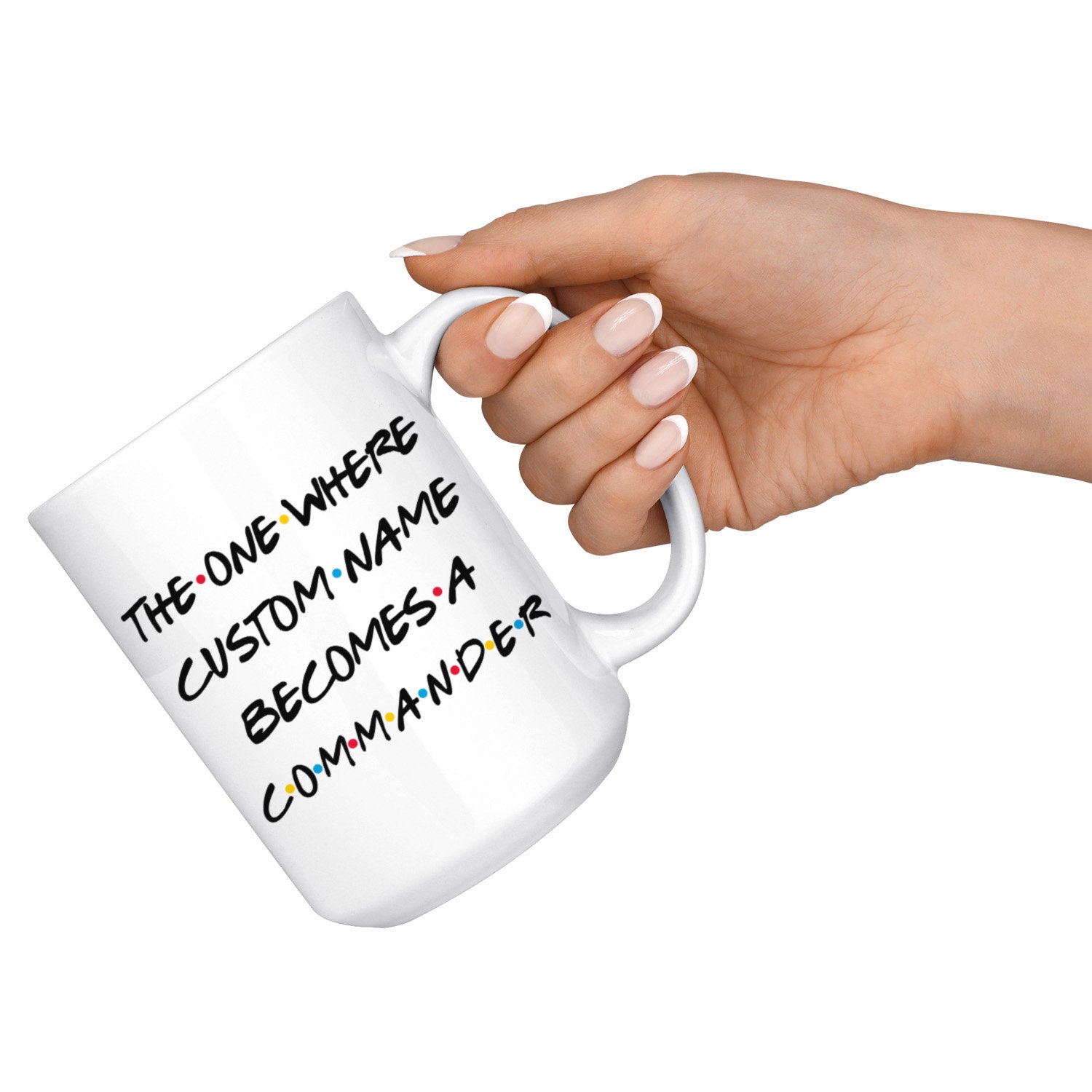 Personalized Commander Mug Commander Promoted Gift Idea Air | Etsy