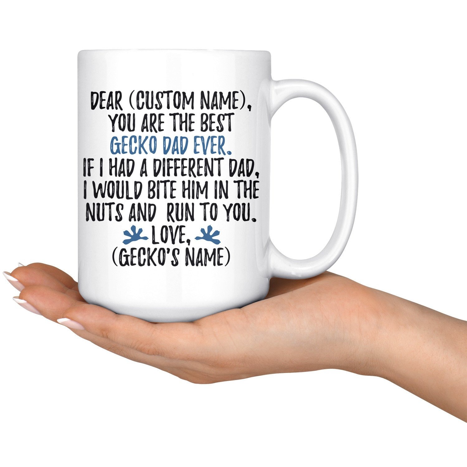 Personalized Gecko Dad Gifts, Gecko Dad Mug, Gecko Owner, Gecko Gifts ...