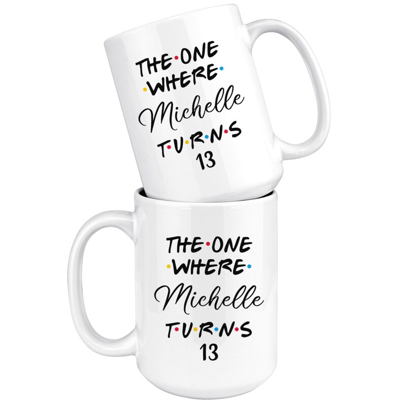 Personalized 13th Birthday Mug Happy 13th Teen s Birthday Etsy Personalized 13th Birthday Mug Happy 13th Teen s Birthday Etsy