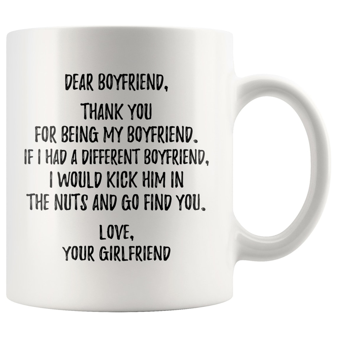 Funny Boyfriend Mug Gift for Boyfriend Valentines Day Mug - Etsy