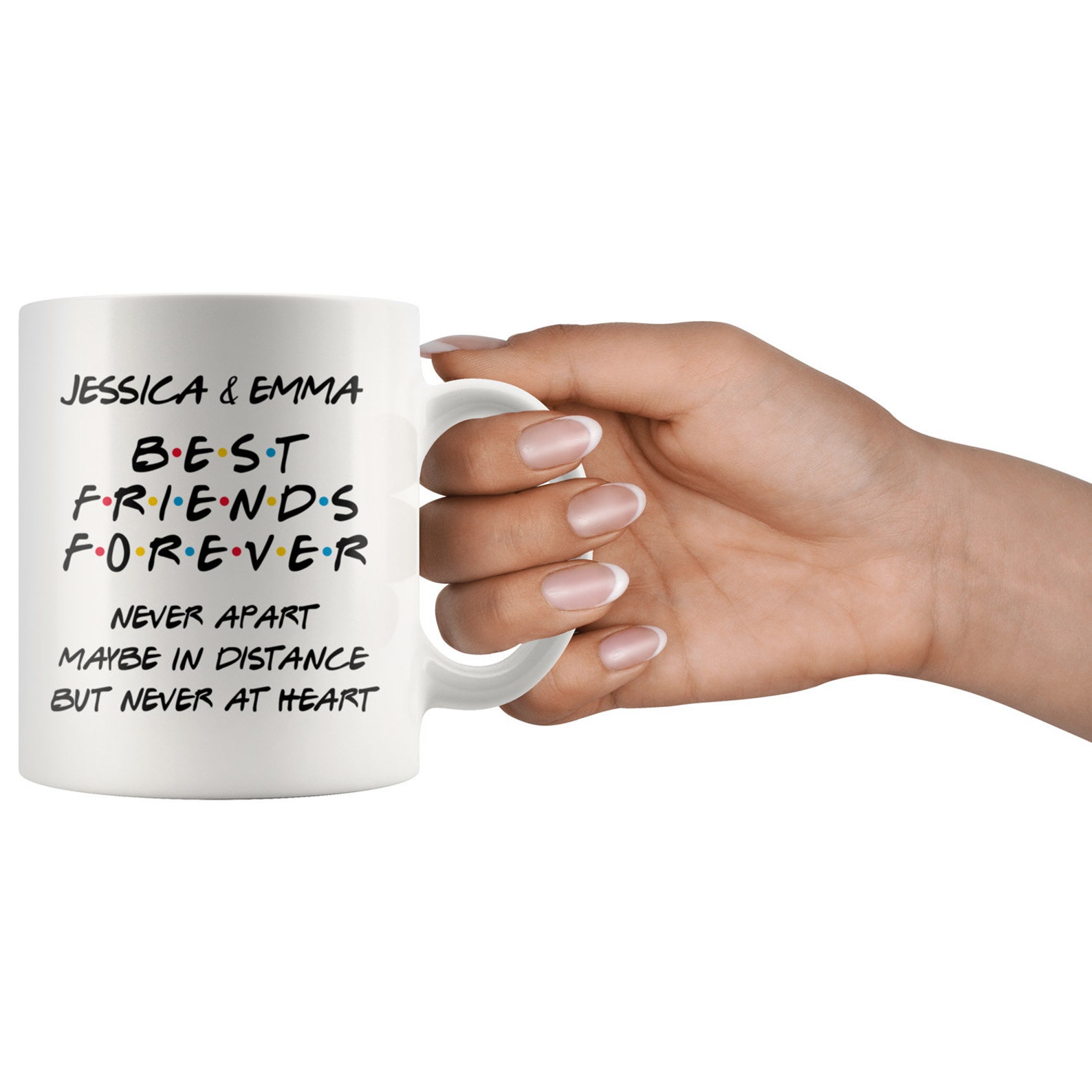 Personalized Best Friends Coffee Mug Best Friends Forever - Etsy