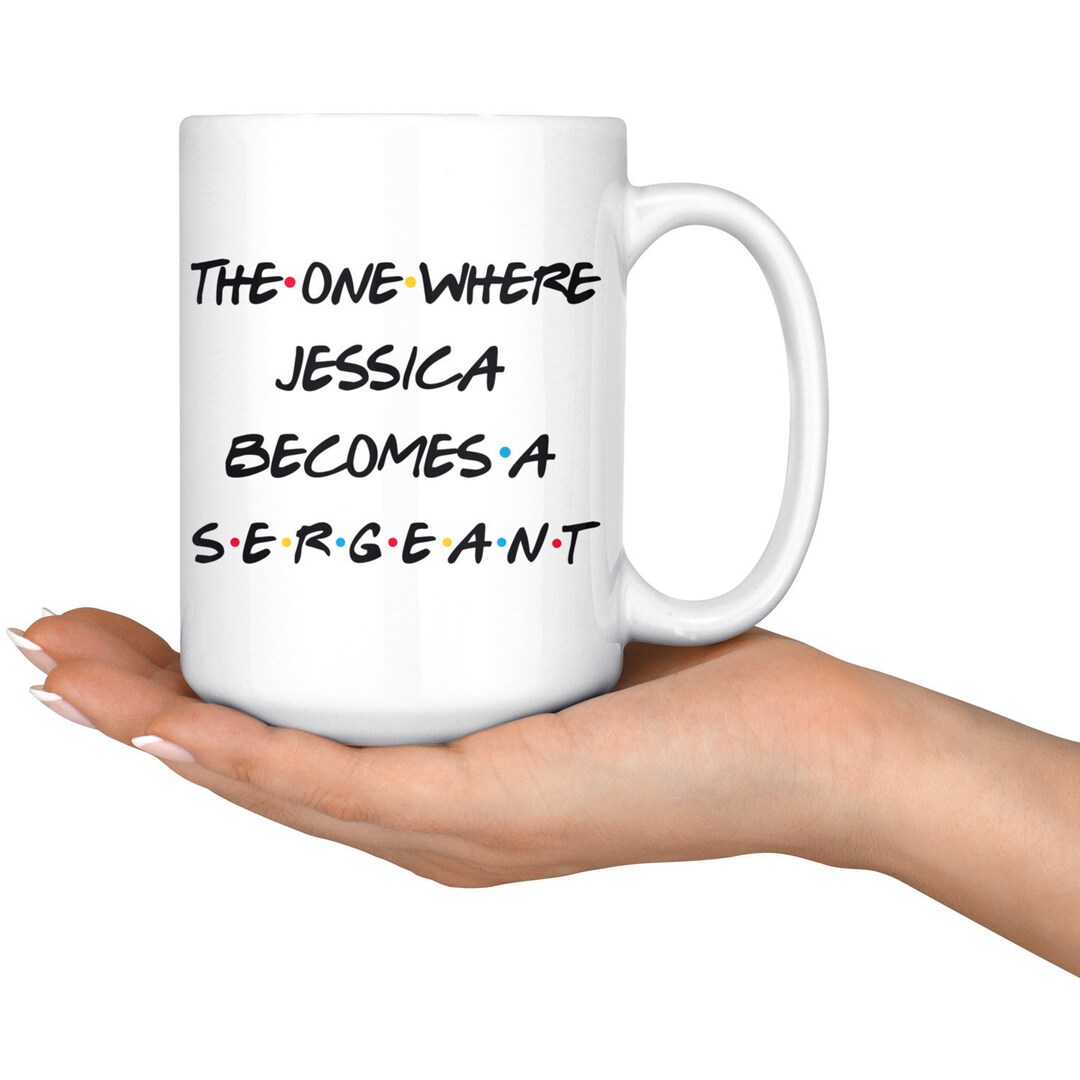 Personalized Sergeant Promotion Gift for Women and Men, Army Promotion ...