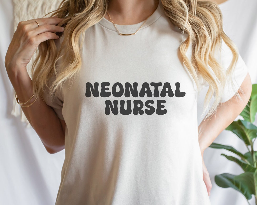NICU Nurse Retro Shirts, Neonatal Nurse Apparel, Cute Mother and Baby ...