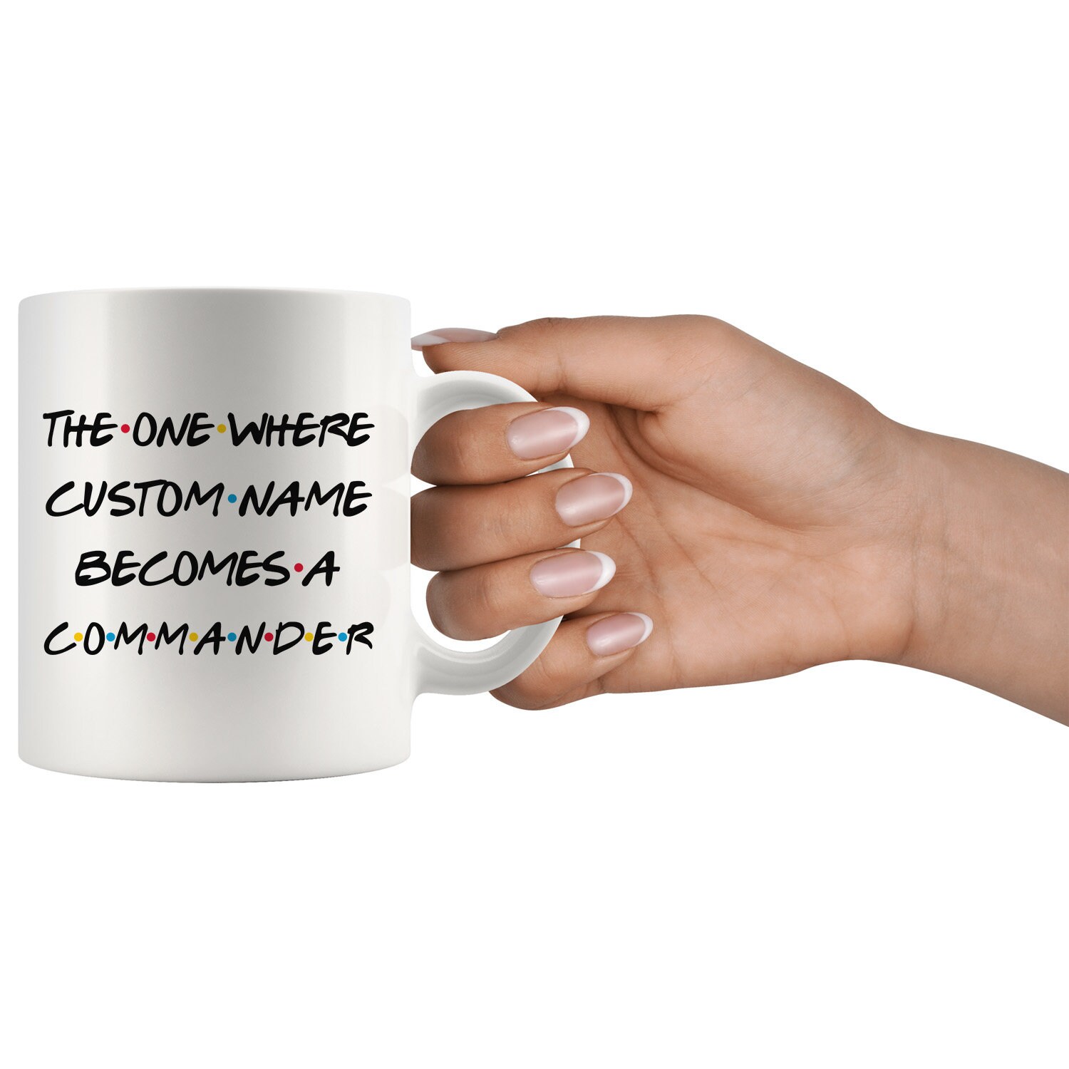 Personalized Commander Mug Commander Promoted Gift Idea Air - Etsy