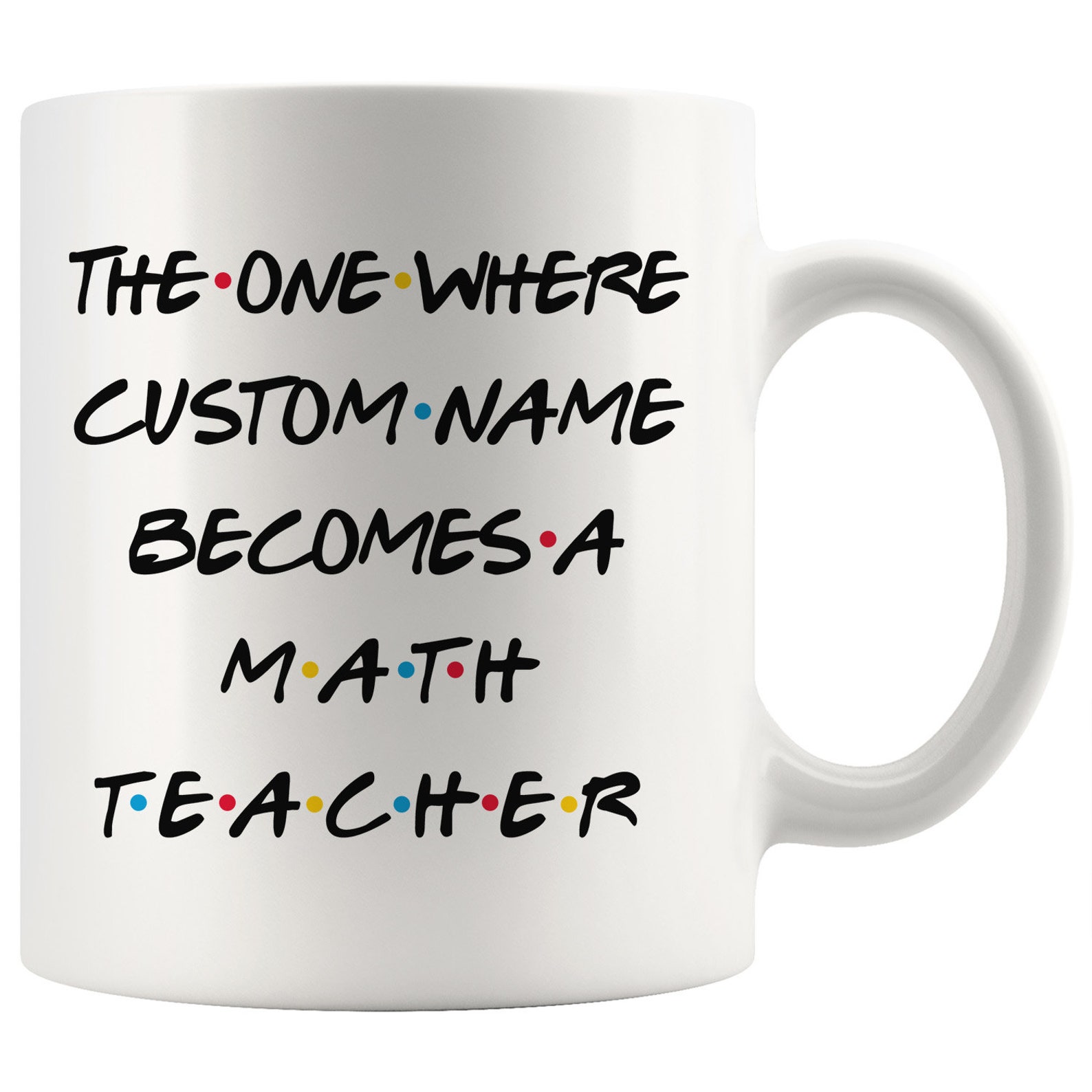 Personalized Math Teacher Graduation Mug Math Teacher - Etsy