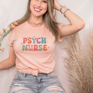 Psych Nurse Retro Shirt, Mental Health Nurse Apparel, Nurse ...