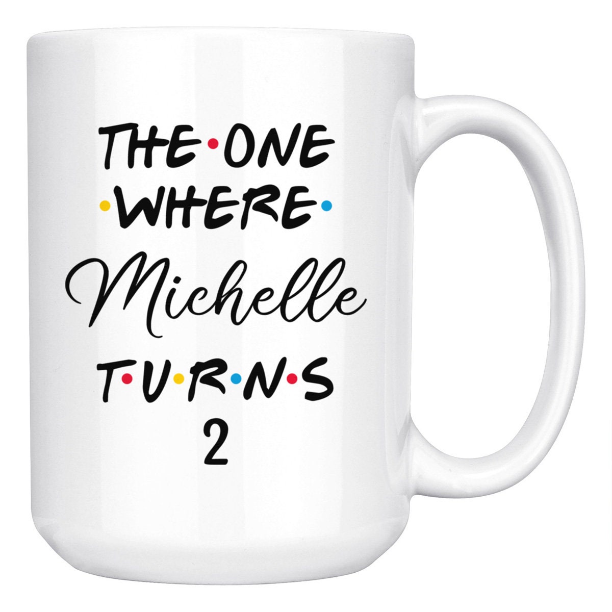 Personalized 2nd Birthday Mug Happy 2nd Baby Birthday Party | Etsy