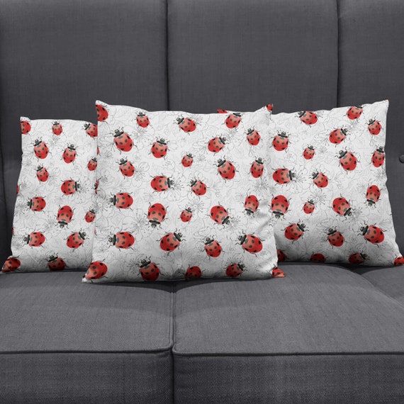 Ladybug Pillow Ladybug Lady Bug Cushion Lover Gift Pretty | Etsy