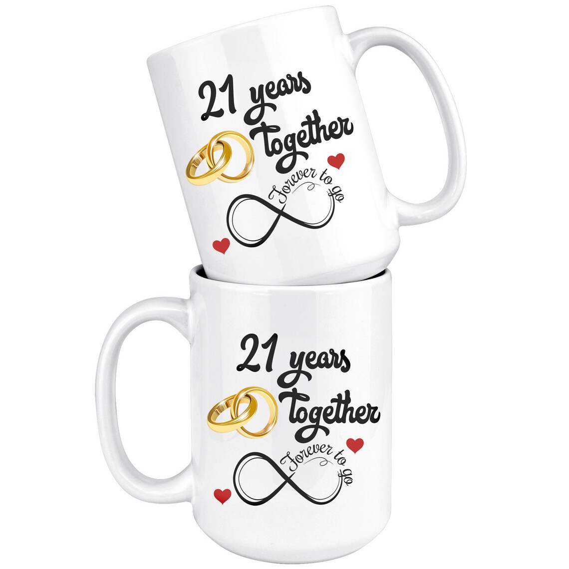 21st Wedding Anniversary Gift for Him and Her, Married for 21 Years ...