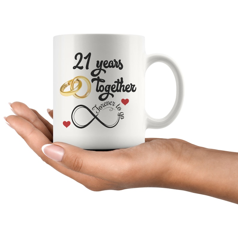 21st Wedding Anniversary Gift for Him and Her, Married for 21 Years ...