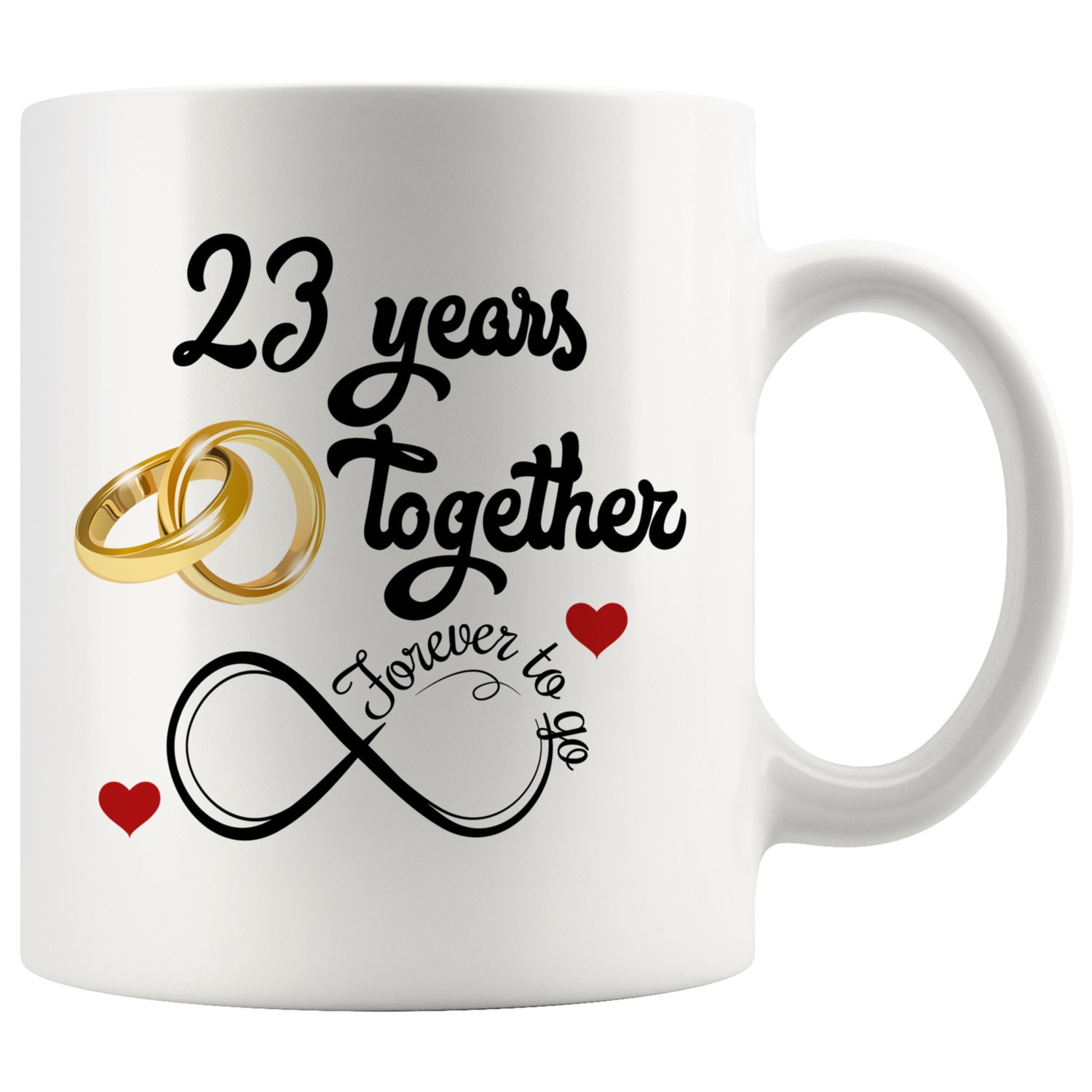 23rd Wedding Anniversary Gift for Him and Her, Married for 23 Years ...