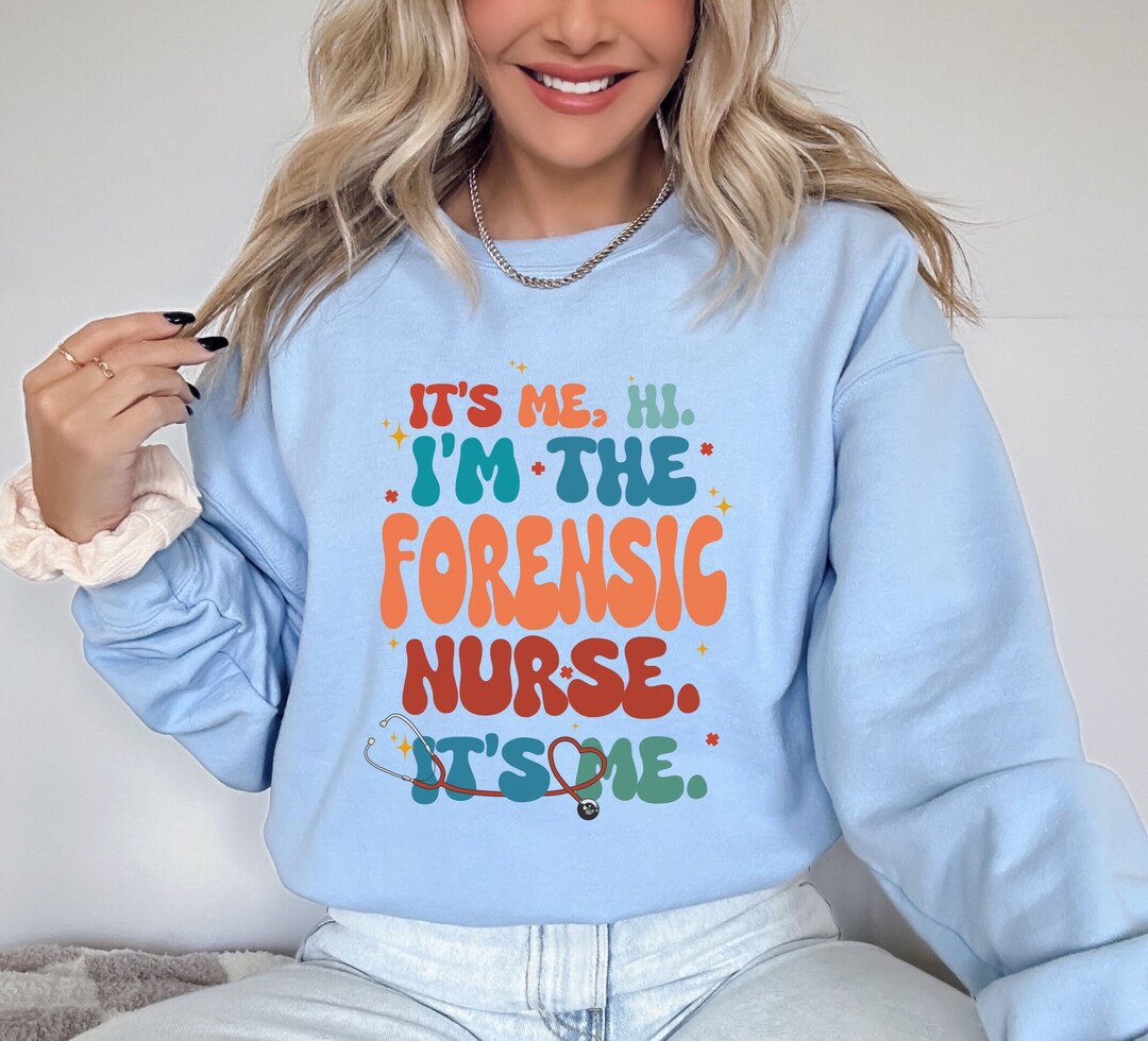 Forensic Nurse Retro Christmas Santa Party Unisex Sweatshirt, Forensic ...