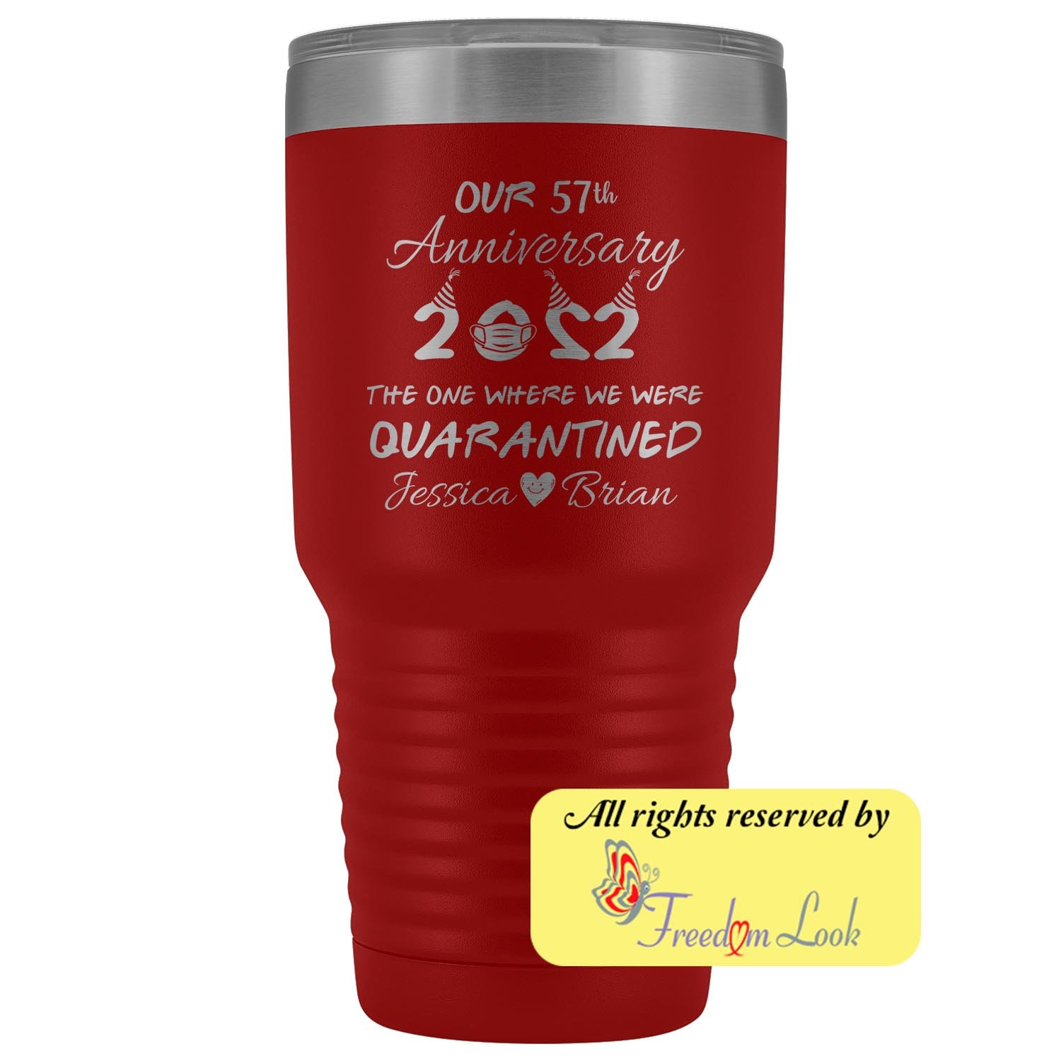 Personalized 57th Wedding Anniversary Gift for Him and Her - Etsy