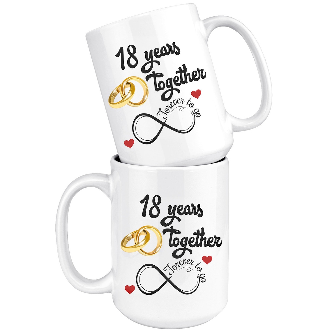 18th Wedding Anniversary Gift for Him and Her 18th - Etsy