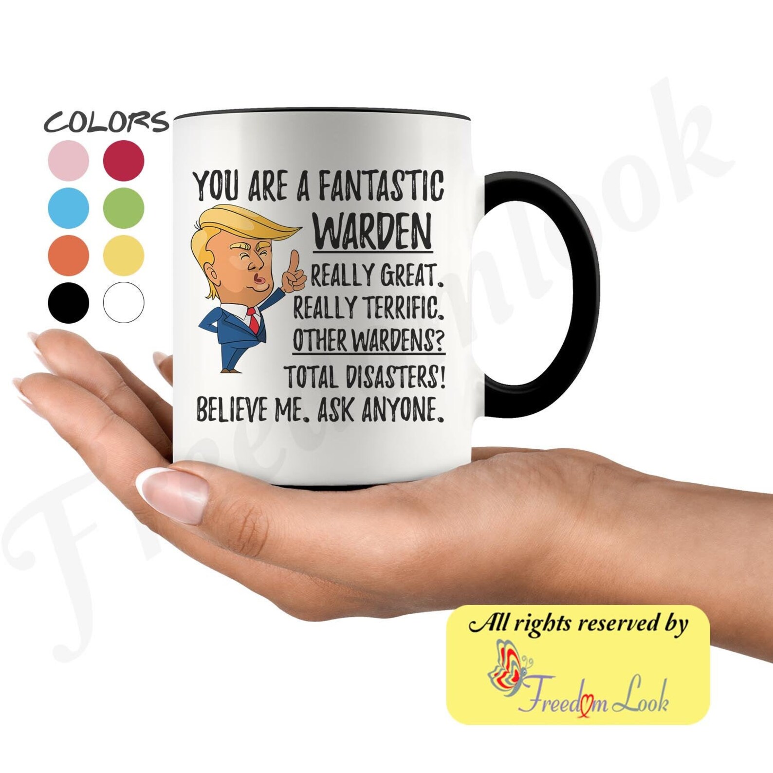 Funny Fantastic Warden Coffee Mug Warden Trump Gifts Best - Etsy