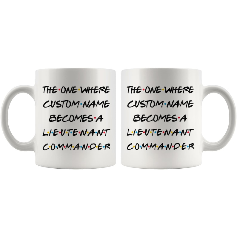 Personalized Lieutenant Commander Coffee Mug Lcdr Gift Lcdr. - Etsy