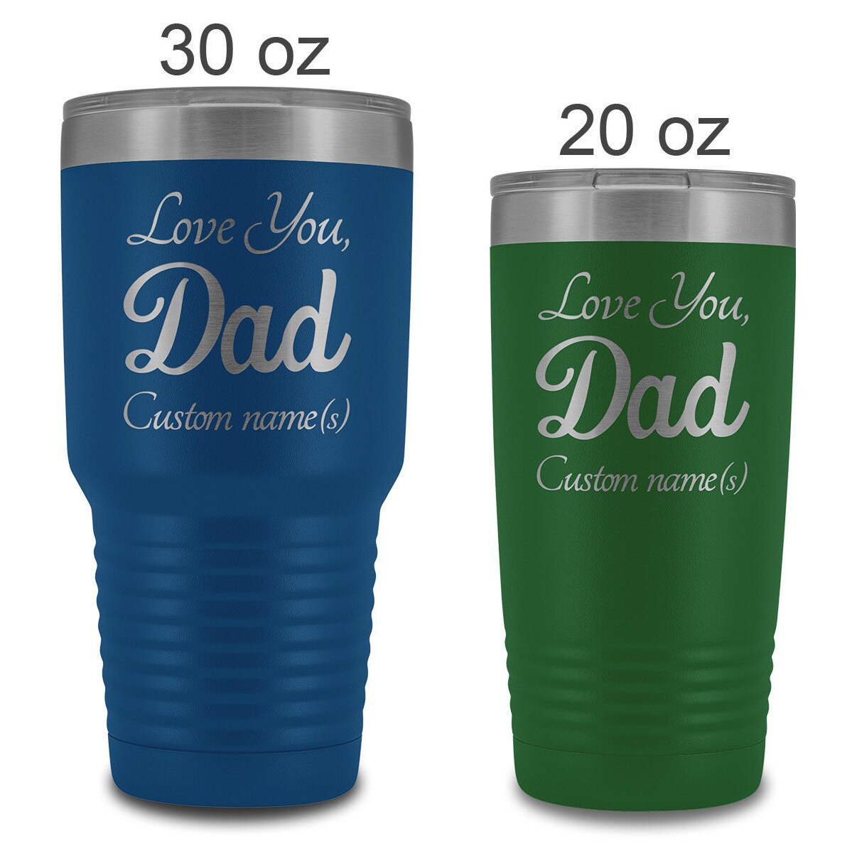 Personalized Dad Tumbler Perfect Gift From Kids to Dad | Etsy