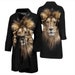 Unique Lion Head Lover Bathrobe, Lion Men and Women Bath Robe, I Heart ...