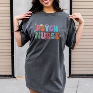 Psych Nurse Retro Shirt, Mental Health Nurse Apparel, Nurse ...