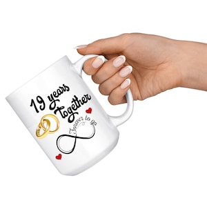 19th Wedding Anniversary Gift for Him and Her, Married for 19 Years ...