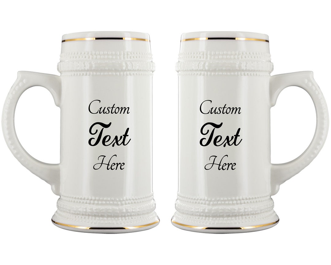 Personalized Beer Stein for Men, Perfect Gift From Kids to Dad, Father ...