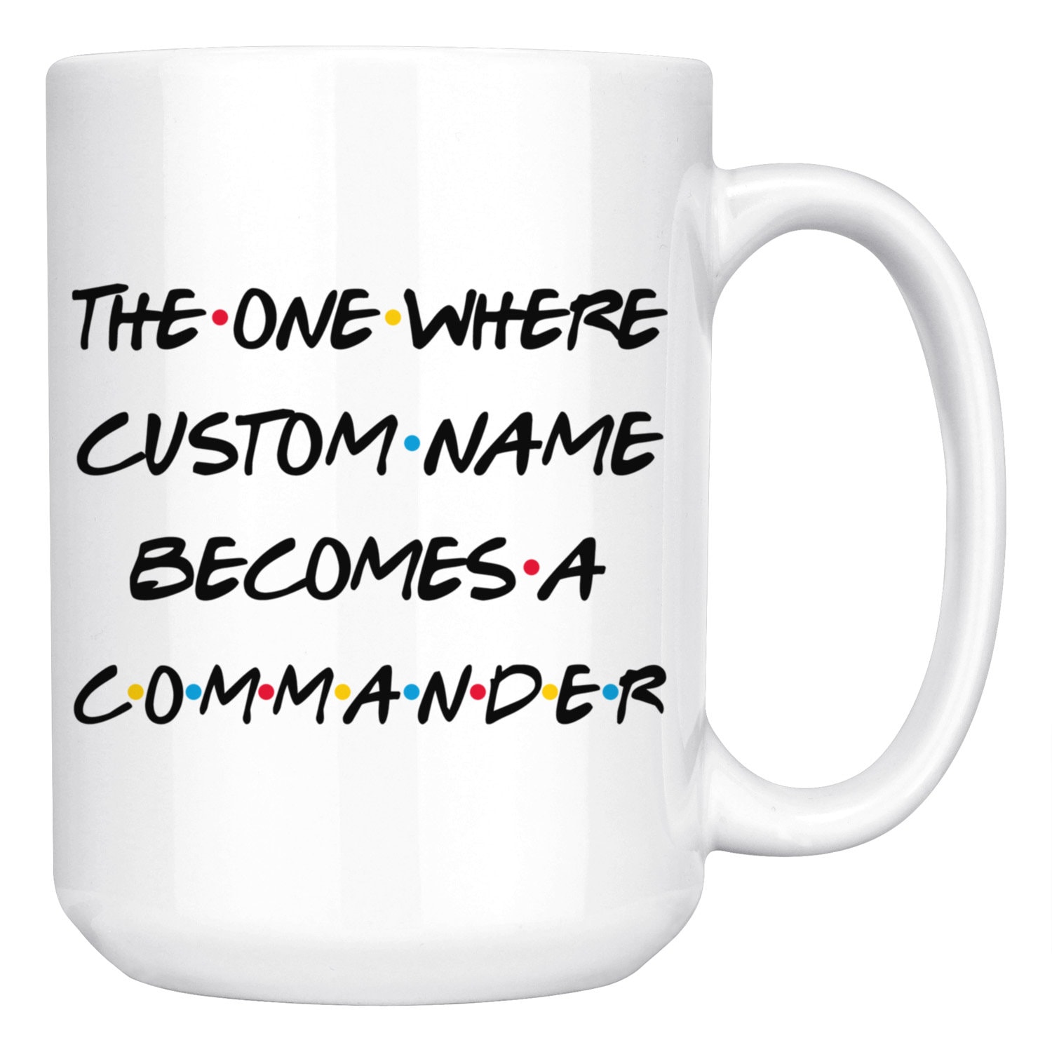 Personalized Commander Mug, Commander Promoted Gift Idea, Air Force ...