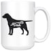 Black Labrador Retriever Dog Mug, Black Labrador Gifts, Black Lab Mug ...