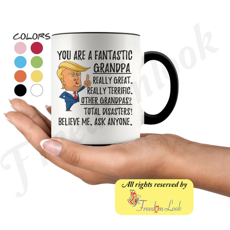 Funny Grandpa Coffee Mug Grandpa Gifts Funny Trump Gifts - Etsy Funny Grandpa Coffee Mug Grandpa Gifts Funny Trump Gifts - Etsy