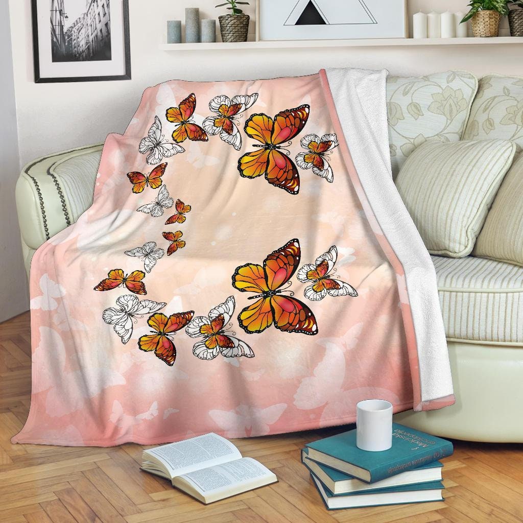 Monarch Butterfly Premium Blanket Butterfly Throw Microfiber - Etsy