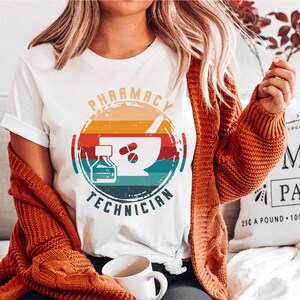 Pharmacy Technician Shirt, Multicolor Shirt for Pharmacist, Gift for ...