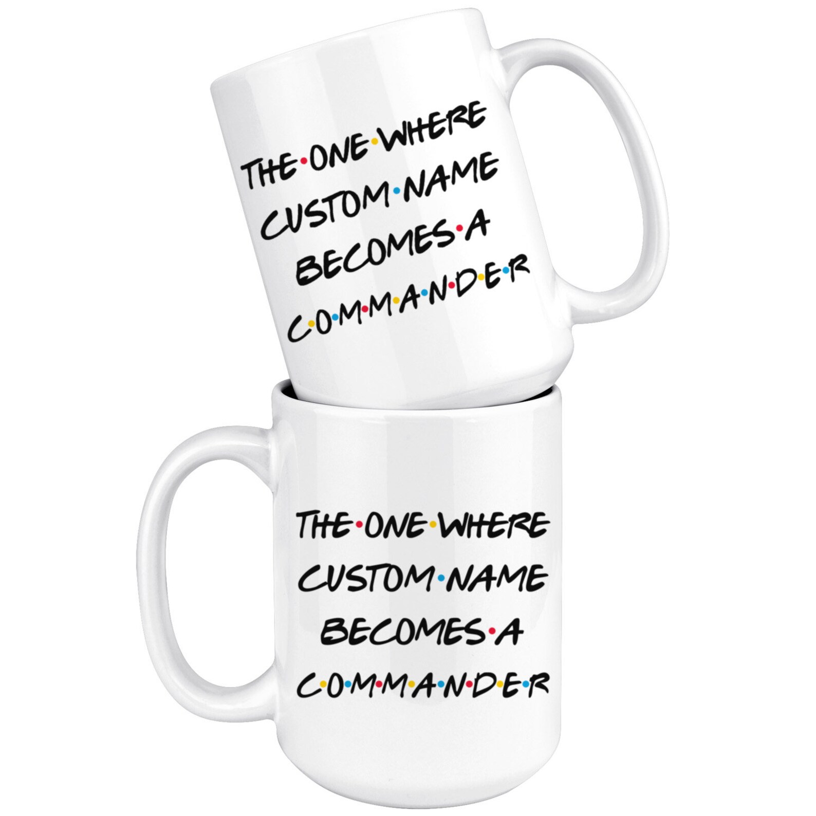 Personalized Commander Mug Commander Promoted Gift Idea Air - Etsy