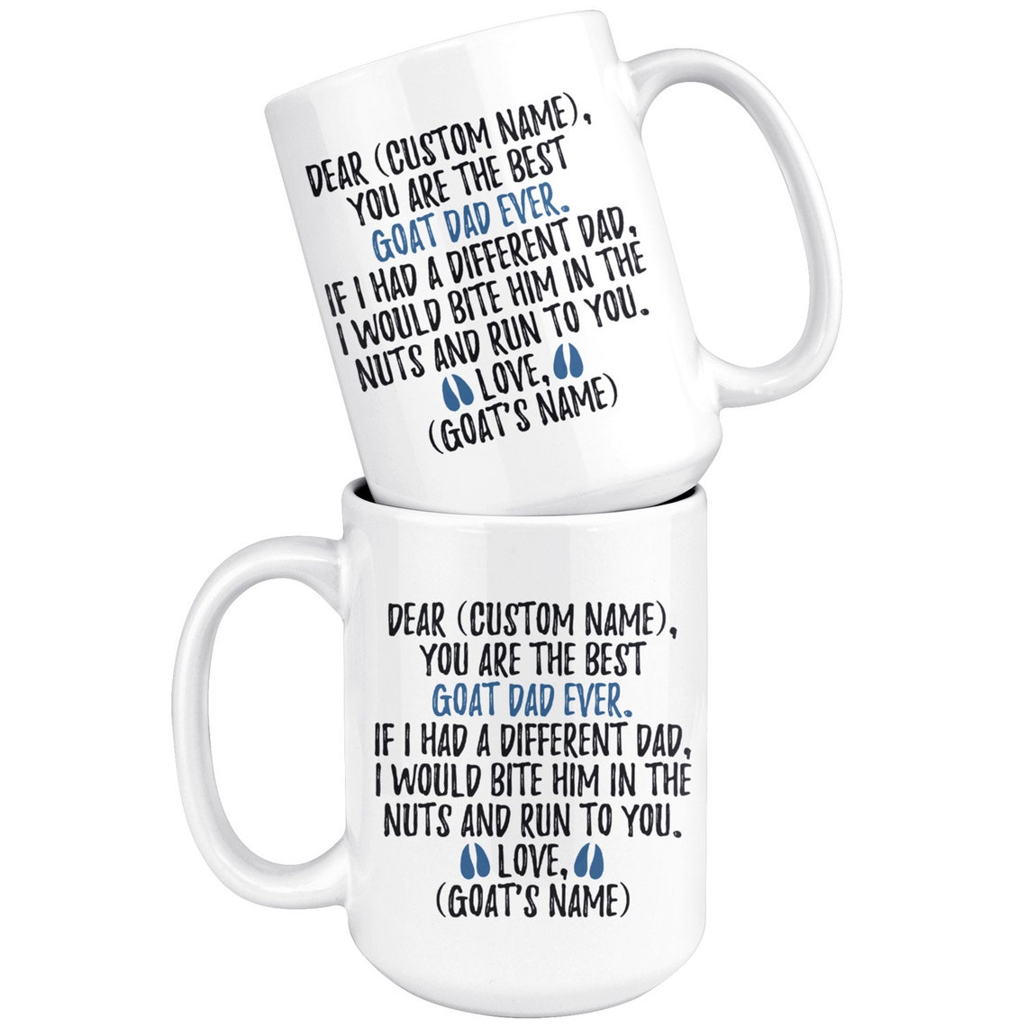 Personalized Goat Dad Gifts Best Goat Dad Ever Mug Goat - Etsy