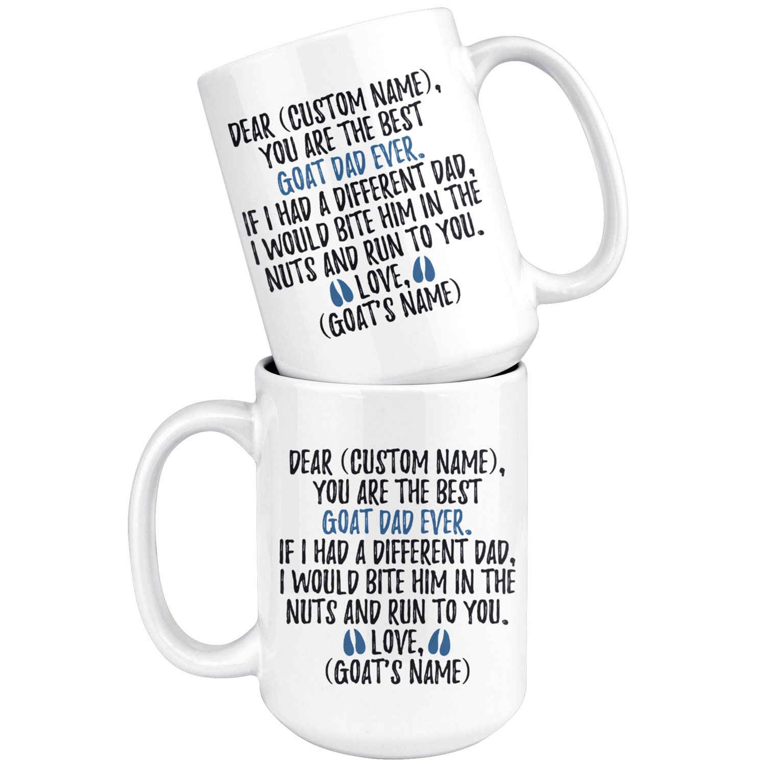 Personalized Goat Dad Gifts Best Goat Dad Ever Mug Goat - Etsy