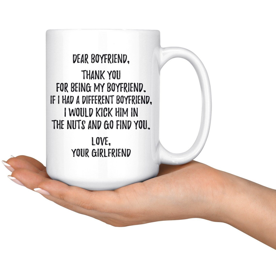 Funny Boyfriend Mug Gift for Boyfriend Valentines Day Mug - Etsy