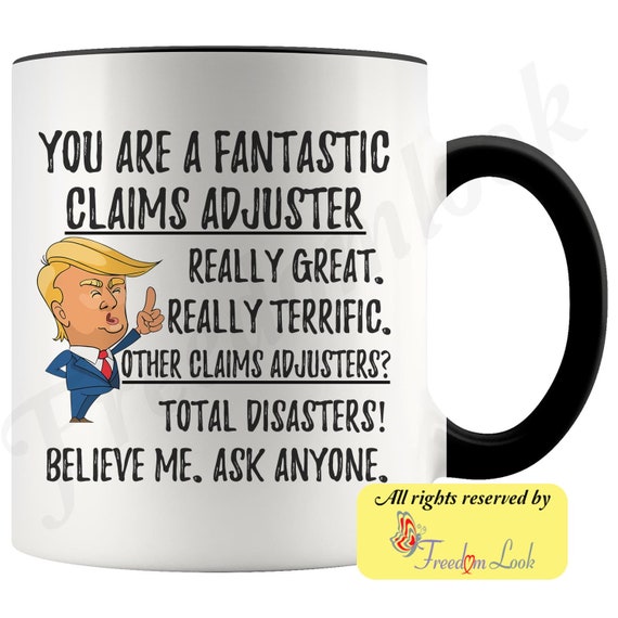 Funny Fantastic Claims Adjuster Coffee Mug Claims Adjuster | Etsy