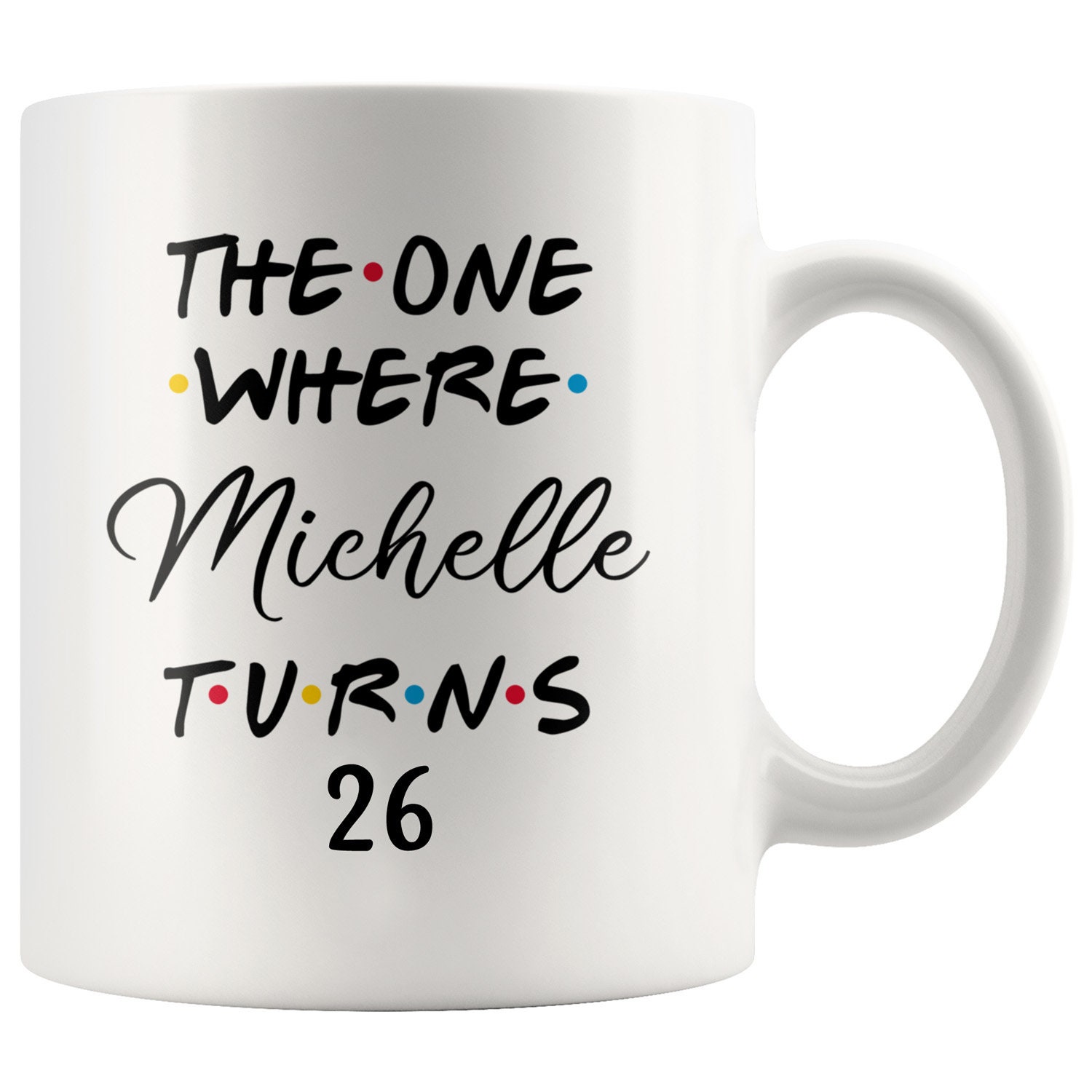 Personalized 26th Birthday Mug, Happy 26th Birthday Party, 26th ...