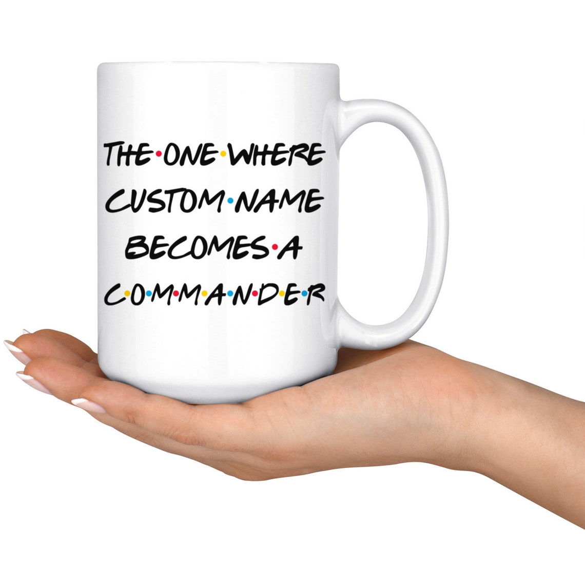 Personalized Commander Mug Commander Promoted Gift Idea Air - Etsy