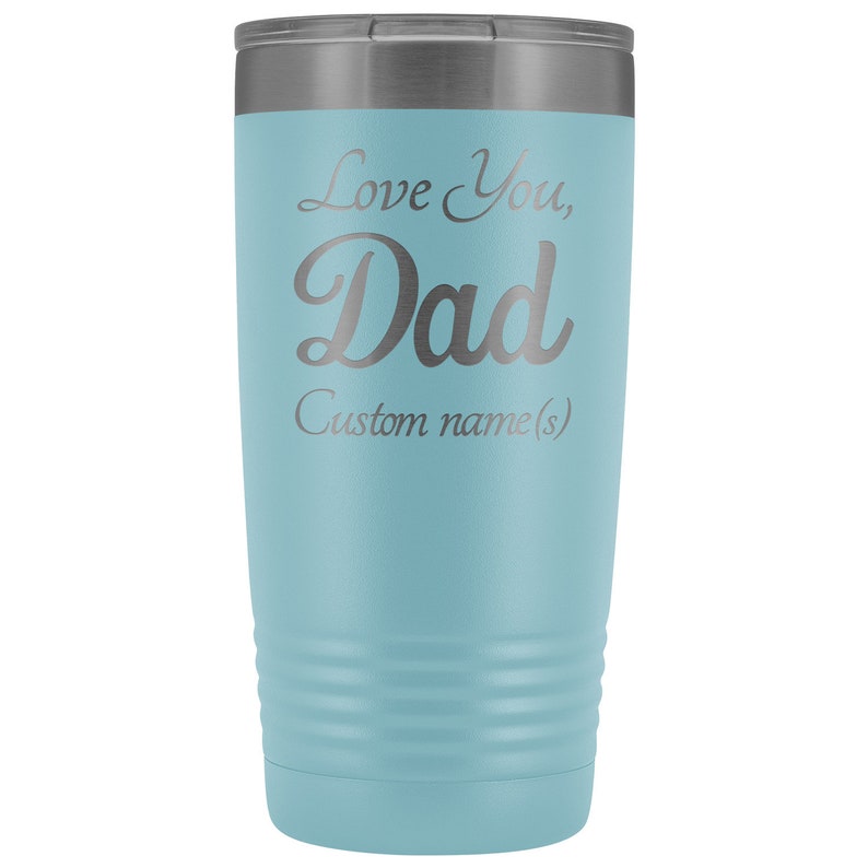Personalized Dad Tumbler Perfect Gift From Kids to Dad | Etsy