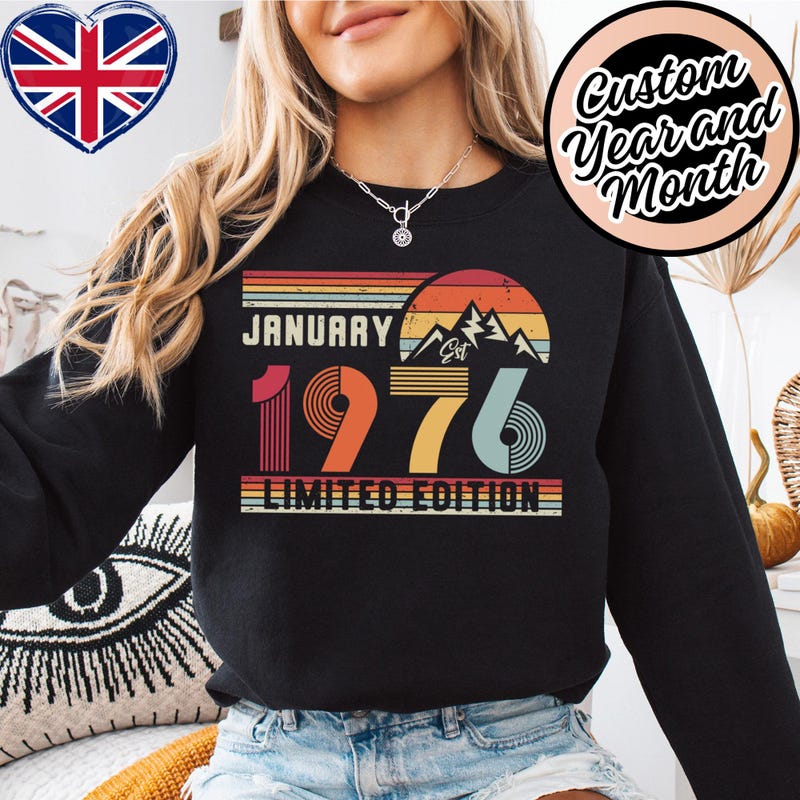Men’s 1976 Sweatshirt - Etsy UK