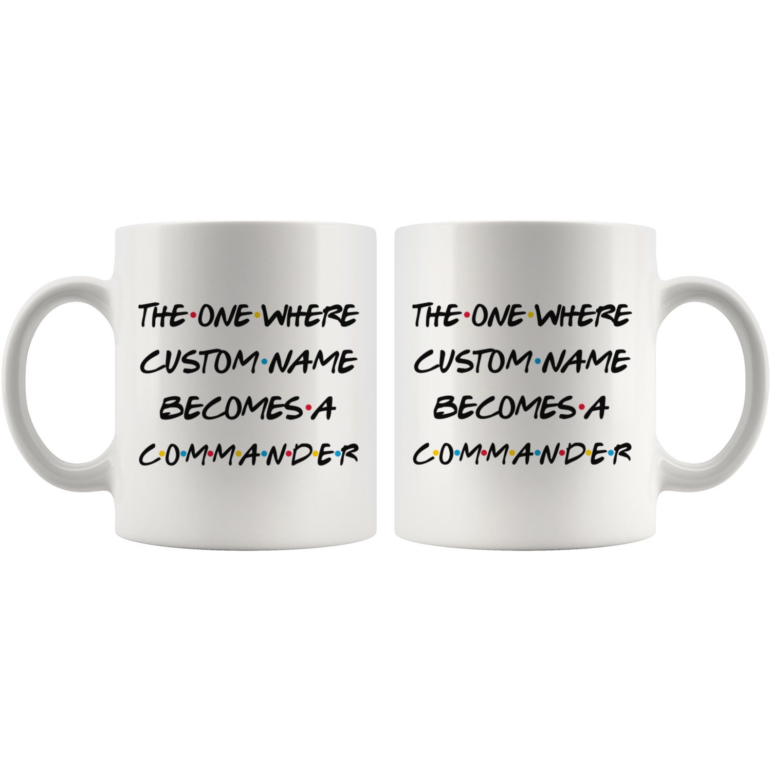 Personalized Commander Mug Commander Promoted Gift Idea Air - Etsy