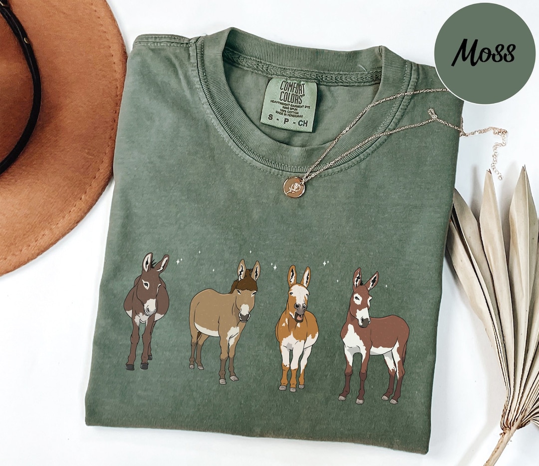 Donkey Lover Comfort Colors T-shirt, Farm Animals Owner Sweatshirt Present, Donkey Mom Dad Owner ...