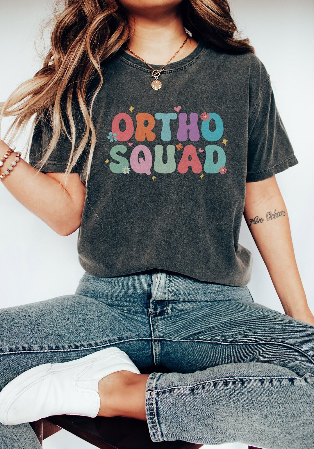 Ortho Squad Retro Shirt, Orthodontist Office Clothing, Gift for Dentist ...