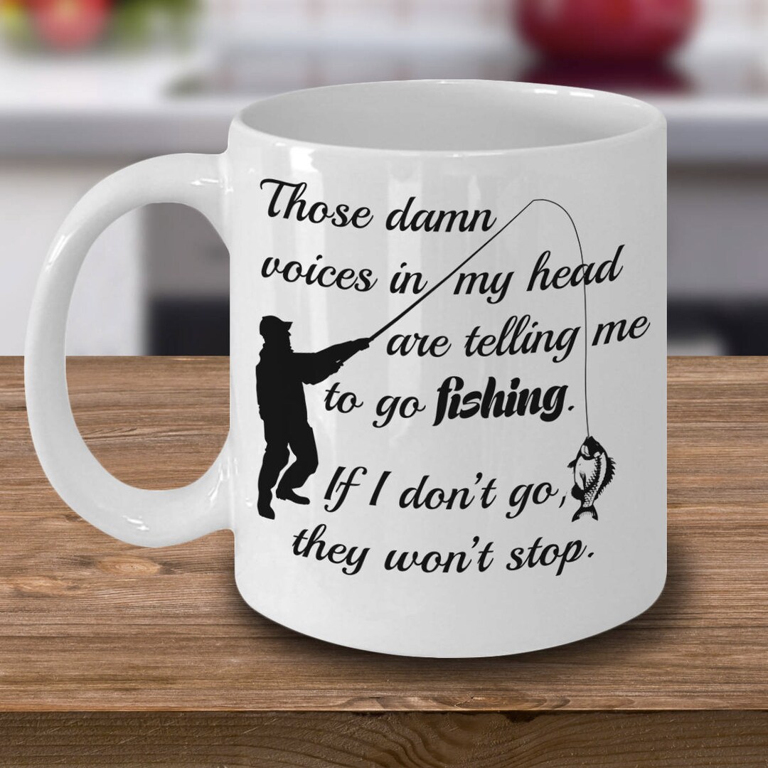 Time to Go Fishing, Fishing Mug, Fisherman, Dad Fishing Mug, Angling ...