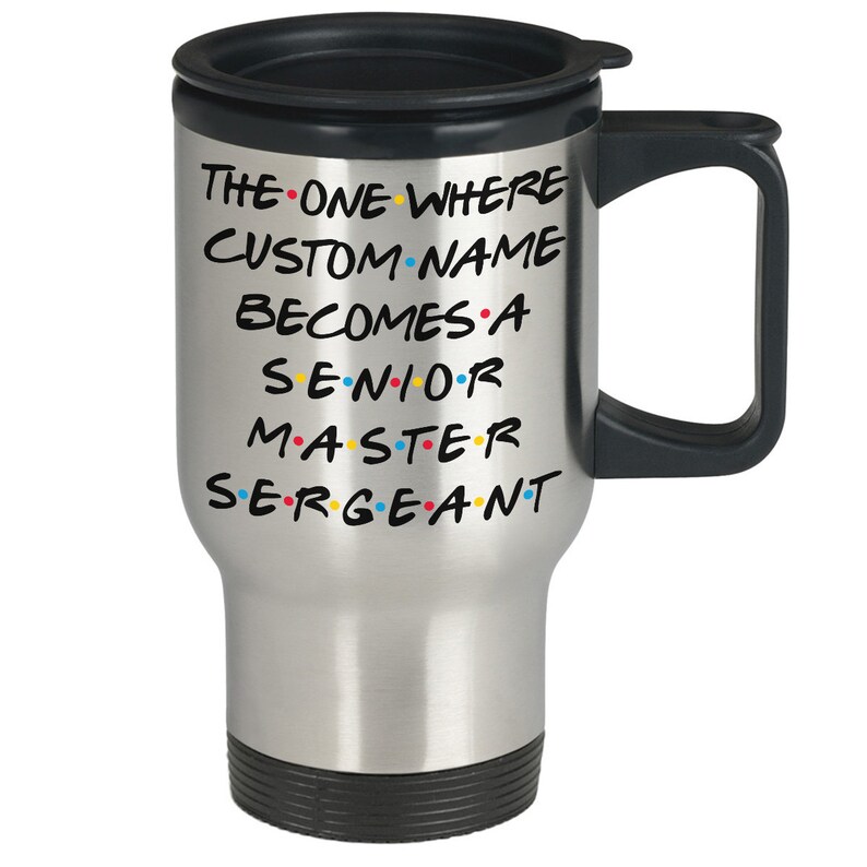 Personalized Senior Master Sergeant Travel Mug Smsgt | Etsy