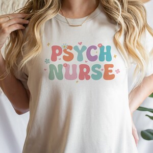 Psych Nurse Retro Shirt, Mental Health Nurse Apparel, Nurse ...
